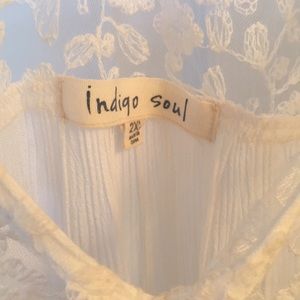 indigo soul | Tops | Romantic Lace Tunic Top | Poshmark